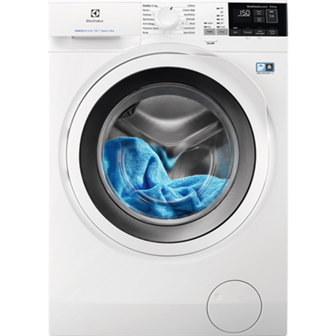 BIM objects - Free download! Electrolux Free_Standing Washer_Dryer HEC ...