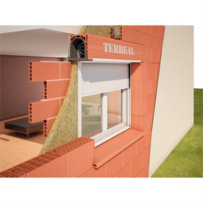 BIM objects - Free download! Clay roller shutter 28 | BIMobject
