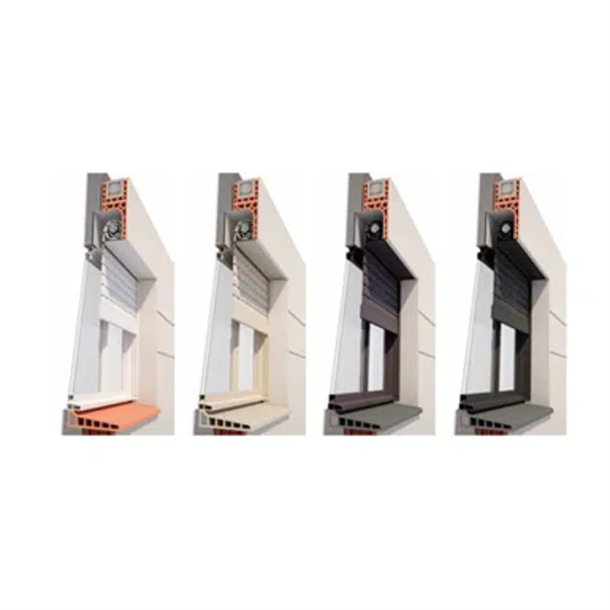 BIM objects - Free download! Clay roller shutter 28 | BIMobject