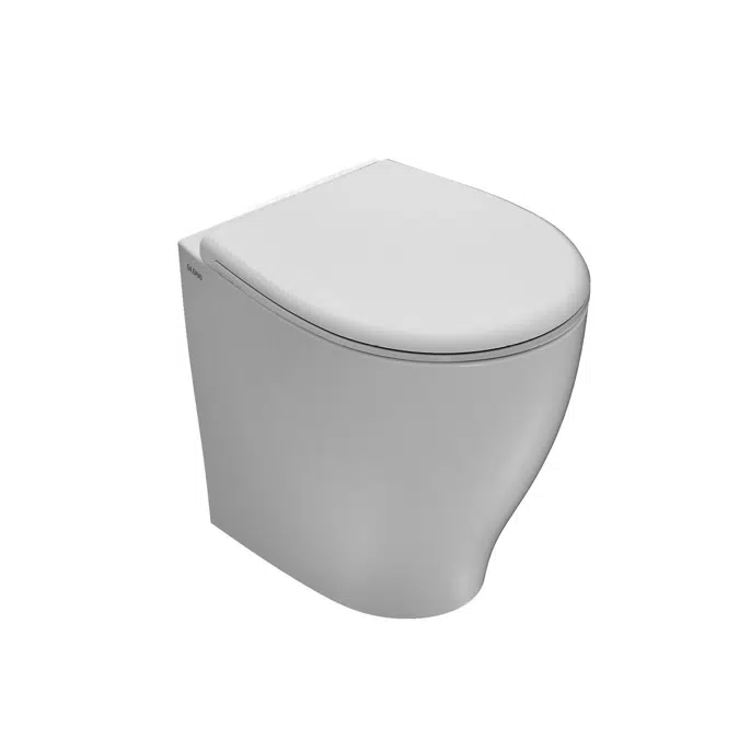 BIM objects - Free download! Bowl+ floor-mounted toilet BP002 | BIMobject