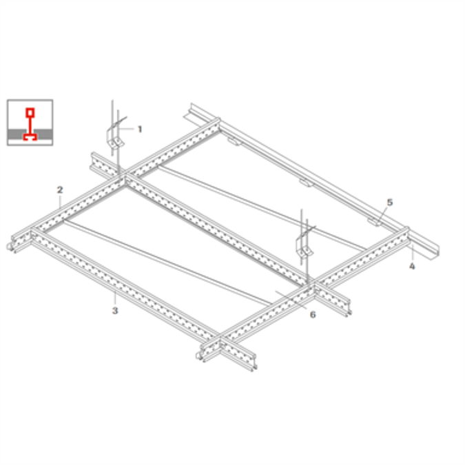 BIM objects - Free download! S 45b Trapeze, Exposed, removable | BIMobject