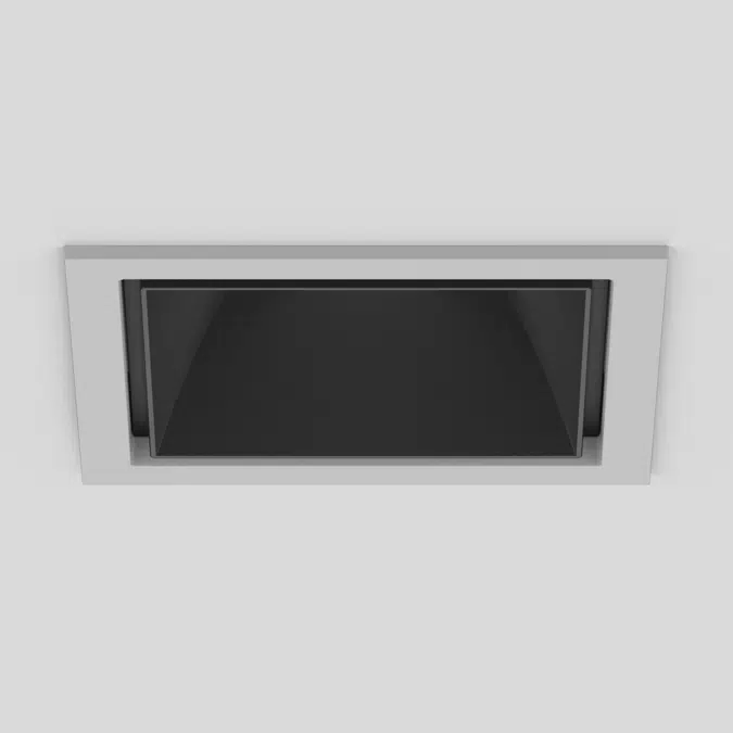 BIM objects - Free download! SASSO 100 square downlight trim | BIMobject