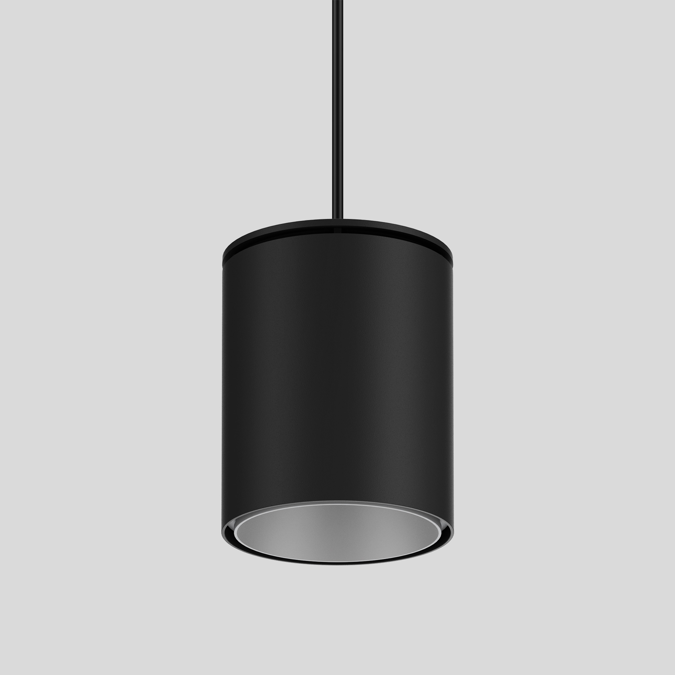 BIM objects - Free download! SASSO 100 round suspended downlight ...