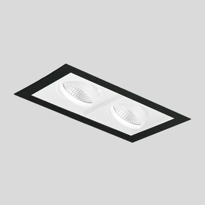 BIM objects - Free download! KARO 100 2 lamps trim | BIMobject