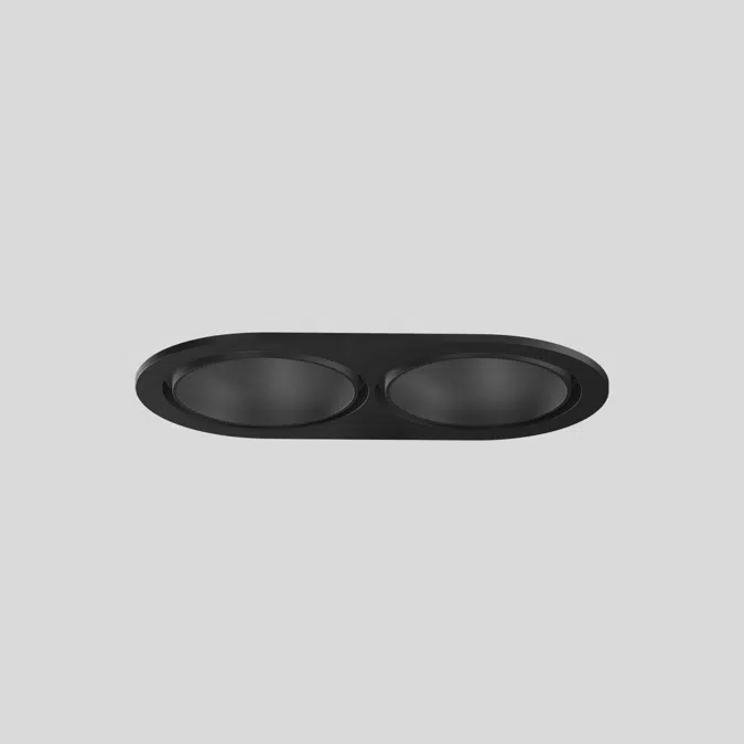 BIM objects - Free download! SASSO 60 round downlight trim 2 lamps ...