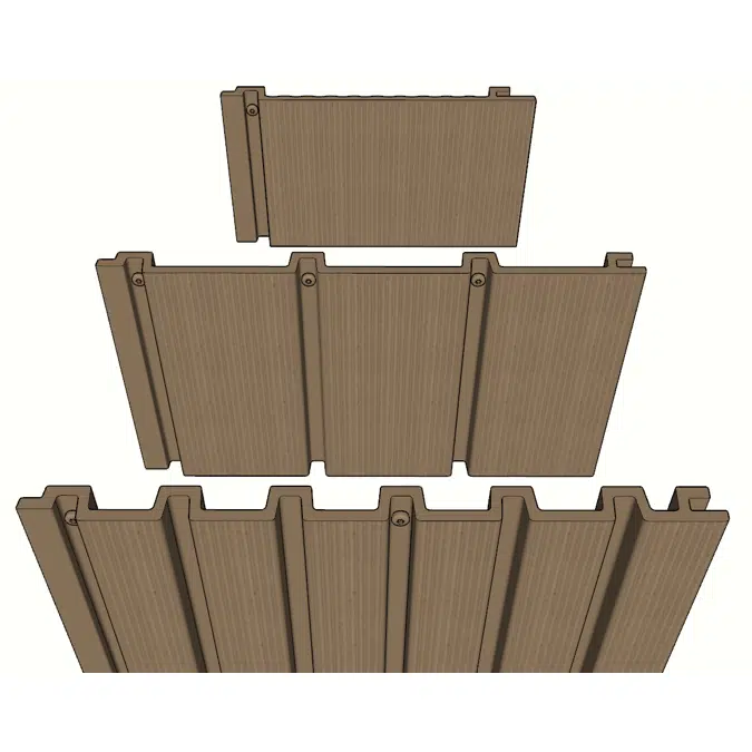 Objetos BIM - ¡Descarga gratis! Cladding SMART - wood fibers | BIMobject