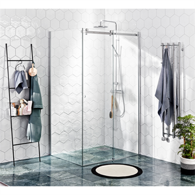 BIM objects - Free download! Shower walls Aria showcase | BIMobject