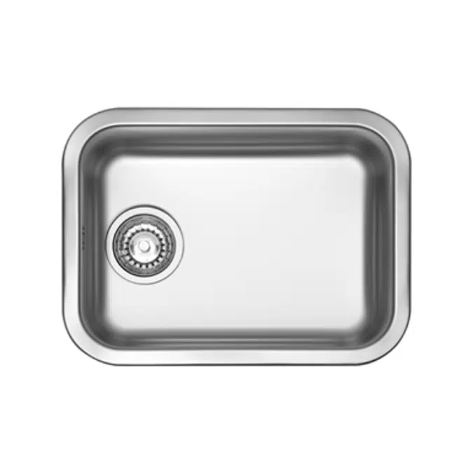 BIM objects - Free download! Sinks, single, rectangular | BIMobject