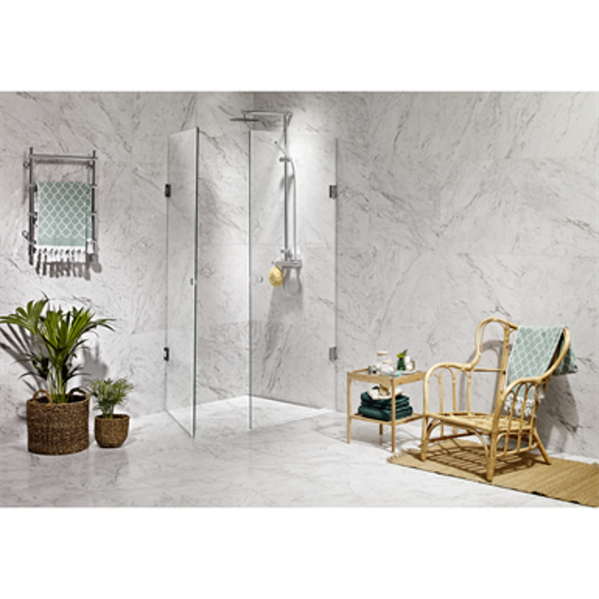 BIM objects - Free download! Shower walls showcase | BIMobject