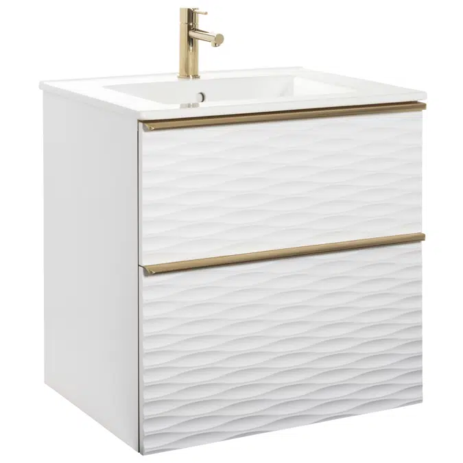 Objetos BIM - ¡Descarga gratis! Isella Aqua Wave Vanity Unit with ...