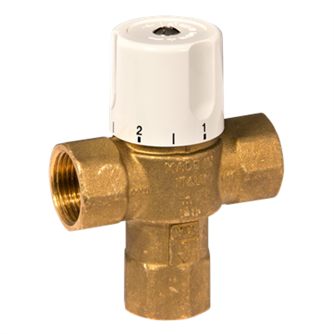 BIM objects - Free download! 650 - THERMOSTATIC MIXING VALVE | BIMobject