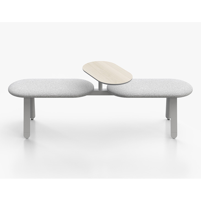 BIM objects - Free download! Haven Recharge Bench | BIMobject