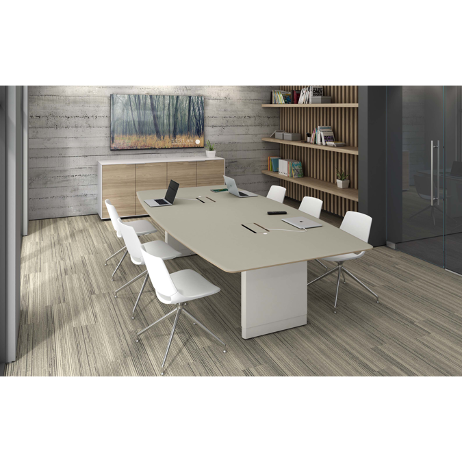 BIM objects - Free download! Tia Conference Table | BIMobject