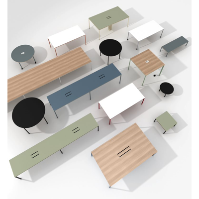 BIM 객체 - 무료로 다운로드하세요! Seven Meeting Tables | BIMobject