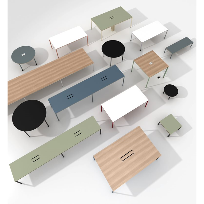 BIM objects - Free download! C9 Meeting Tables | BIMobject