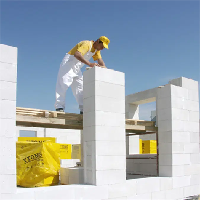 BIM objects - Free download! SK Ytong Monolithic Wall U=0,18 W/(m²K) d ...