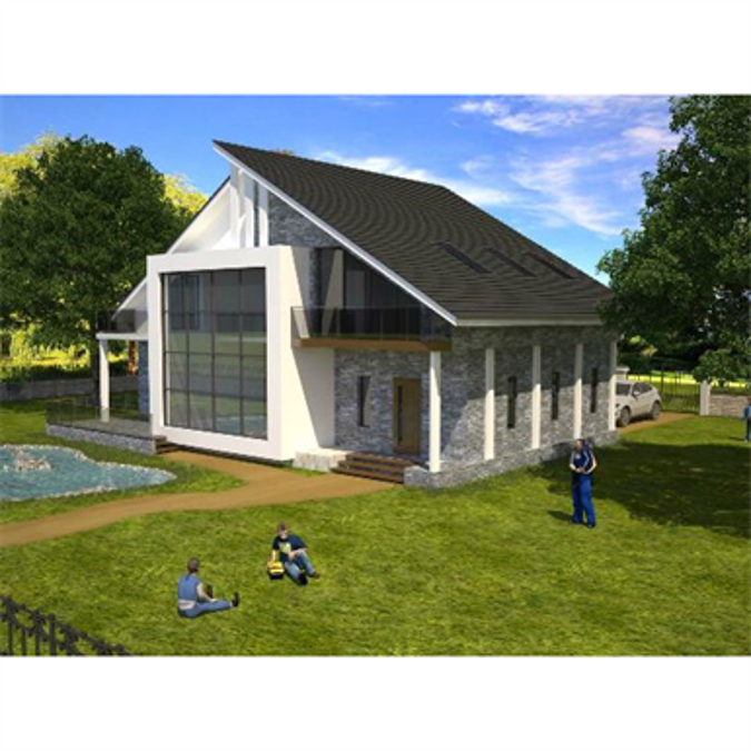 BIM objects - Free download! Ytong Serbia double layer wall | BIMobject