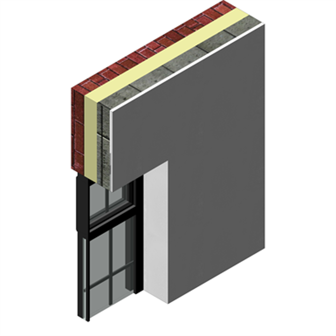 BIM objects - Free download! Wall & Window External Brick, Fill, Block ...