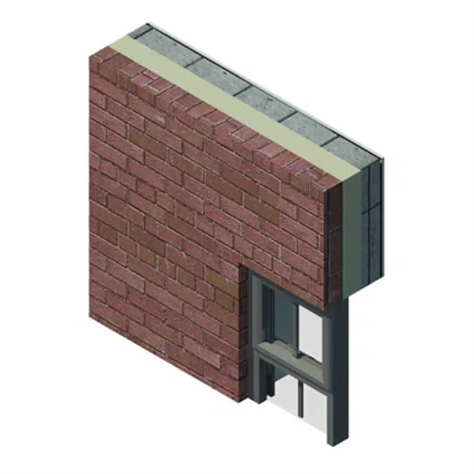 BIM objects - Free download! Wall & Window External Brick, Fill, Block ...