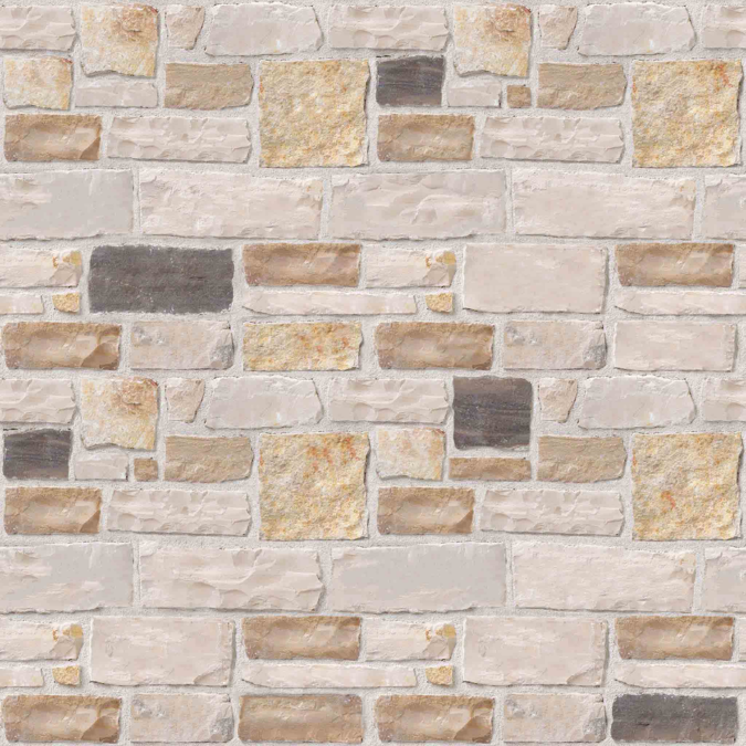 BIM objects - Free download! Sibilla - Natural stone - Random pattern ...