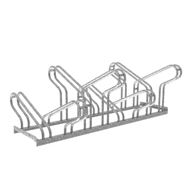 BIM objects - Free download! A-11 double sided cycle rack | BIMobject