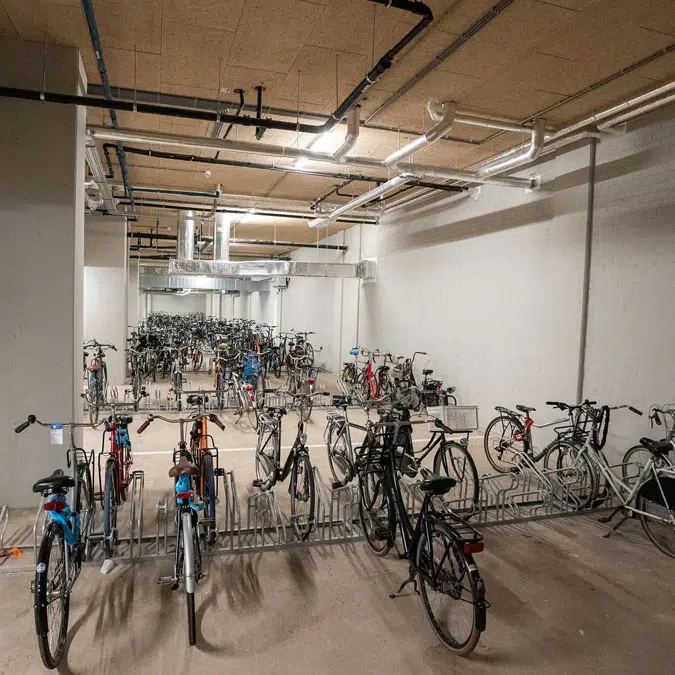 Oggetti BIM - Download gratuito! A-11 double sided cycle rack | BIMobject