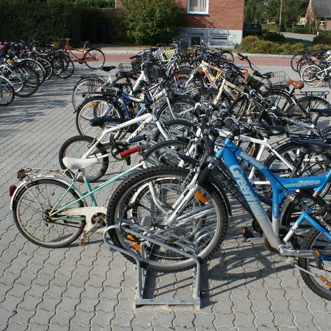 Oggetti BIM - Download gratuito! A-11 double sided cycle rack | BIMobject