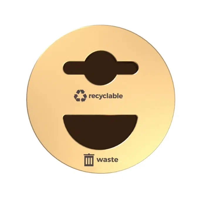 Oggetti BIM - Download gratuito! Circa Dual Opening Waste & Recycle ...