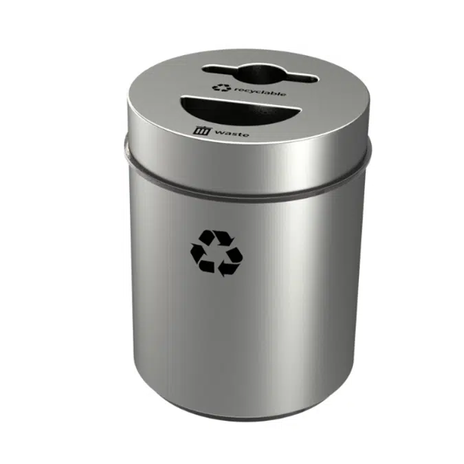 Oggetti BIM - Download gratuito! Circa Dual Opening Waste & Recycle ...