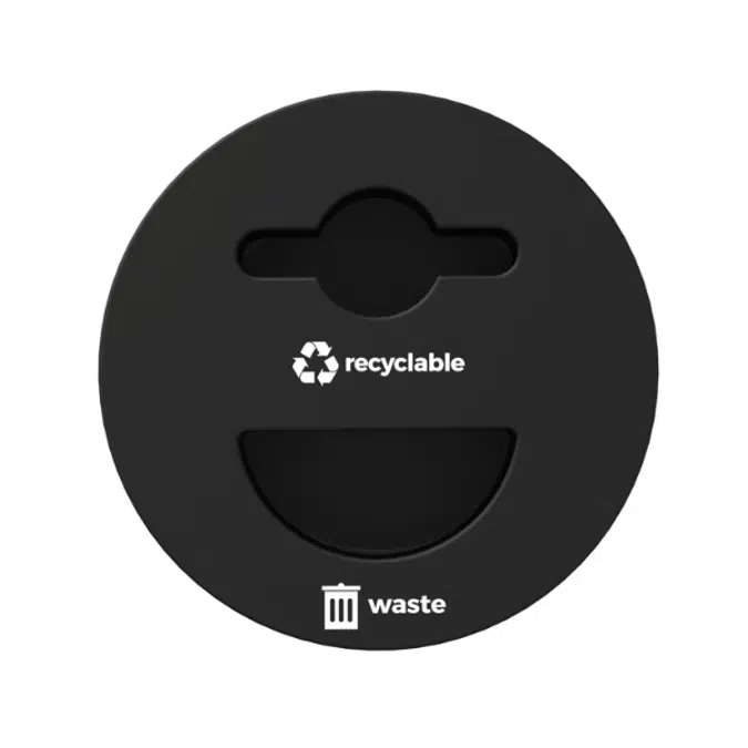 Oggetti BIM - Download gratuito! Circa Dual Opening Waste & Recycle ...