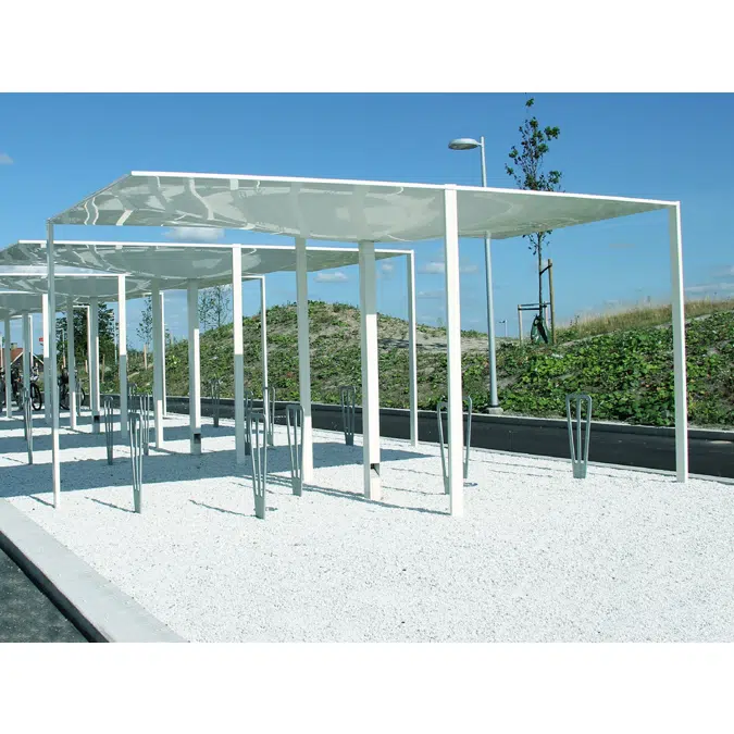 BIM objects - Free download! Våg bike shed | BIMobject