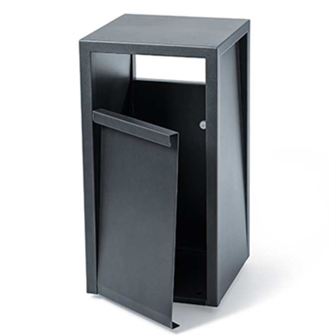 BIM objects - Free download! Frame, litter bin 240l | BIMobject