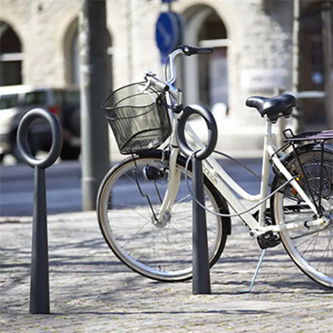 BIM objects - Free download! Hoop bicycle bollard | BIMobject