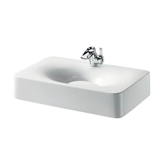 BIM objects - Free download! Gravina 70cm Washbasin | BIMobject