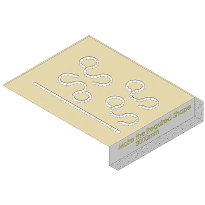 BIM objects - Free download! Wiggle LED Line Ceiling and wall 3000K ...