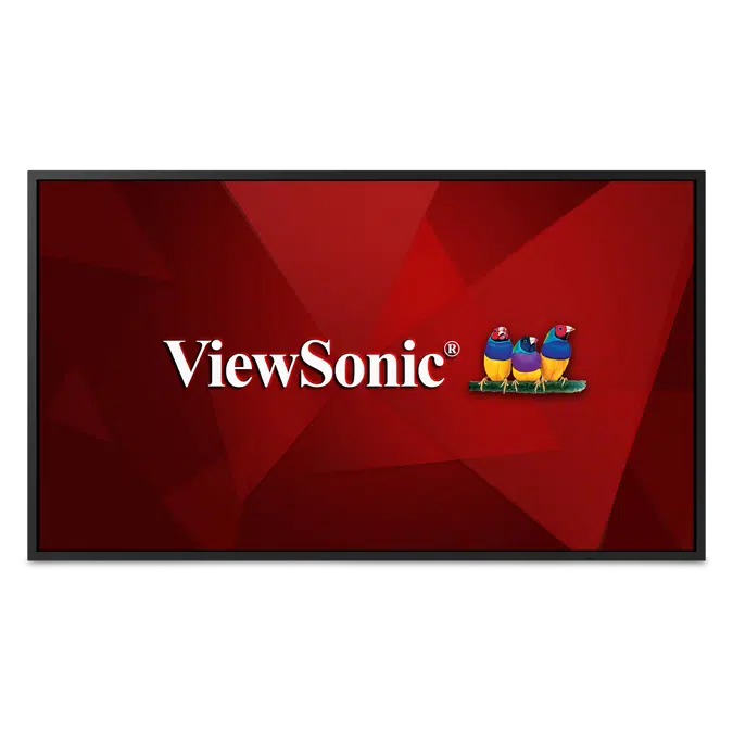 BIM objects - Free download! ViewSonic® CDE5520 55" 4K Ultra HD ...