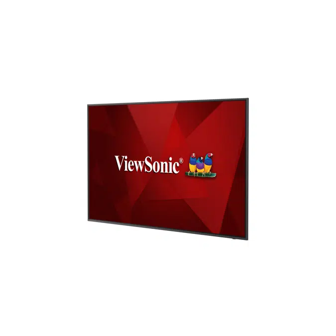 BIM objects - Free download! ViewSonic® CDE6520-W 4K Ultra HD ...