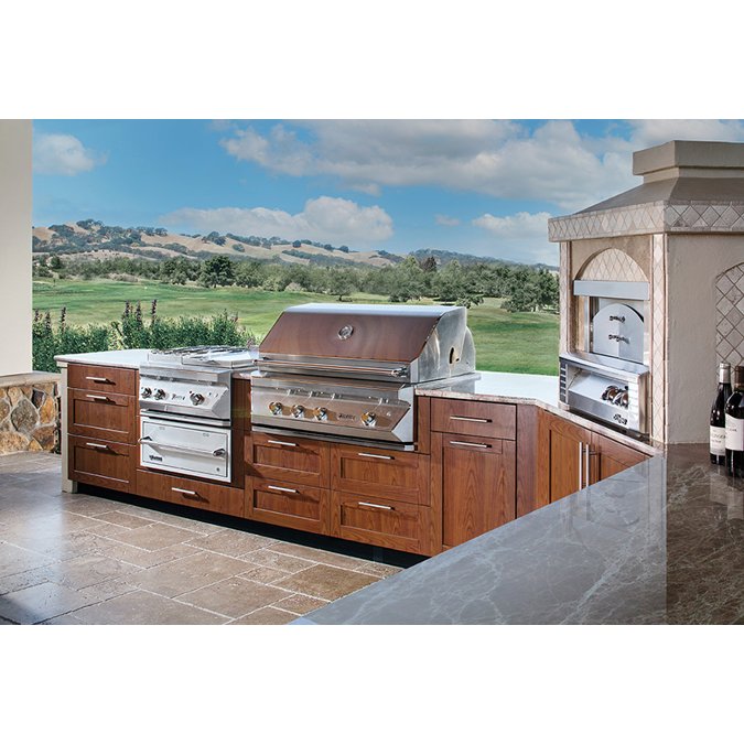 BIM objects - Free download! Drawer Grill Cabinets | BIMobject