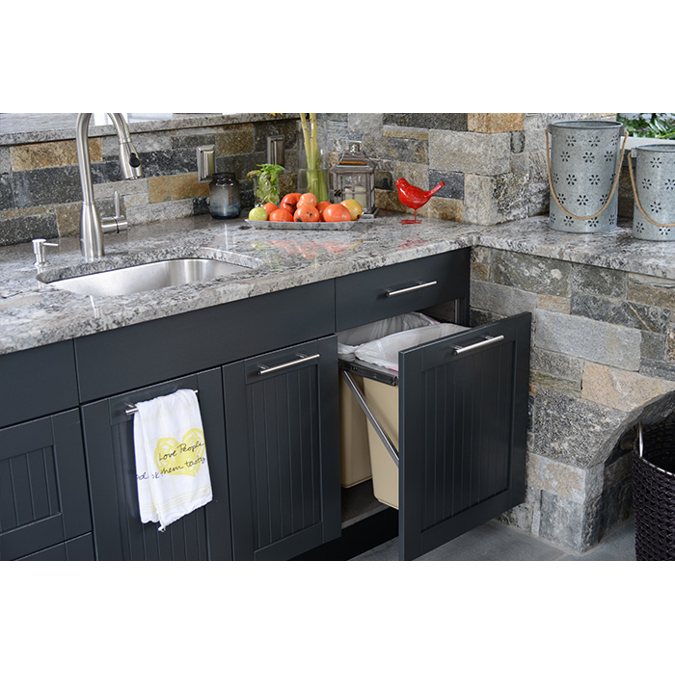 BIM objects - Free download! Trash Cabinets | BIMobject
