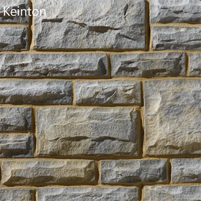 Objetos BIM - ¡Descarga gratis! Square Dressed Walling | BIMobject