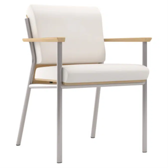 BIM objects - Free download! Wieland Trace easy access chair with metal ...