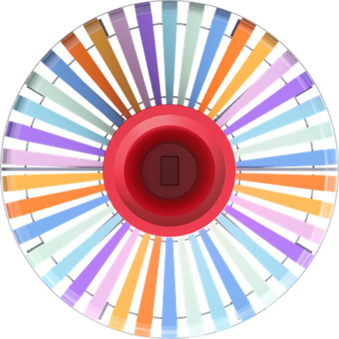 BIM objects - Free download! PASTEL Circular backless bench | BIMobject