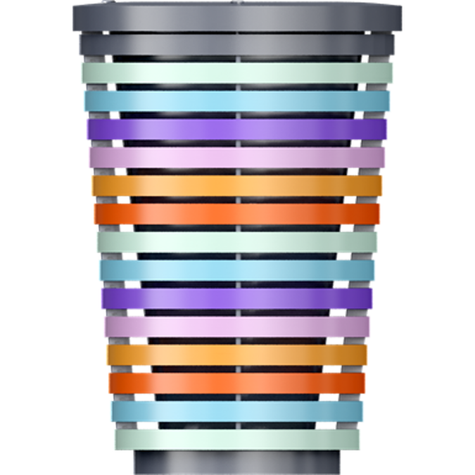 BIM objects - Free download! PASTEL Bin | BIMobject