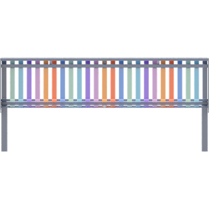 BIM objects - Free download! PASTEL Bench | BIMobject