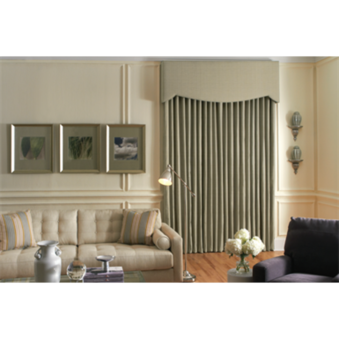 BIM object - ดาวน์โหลดฟรี! Sivoia QS/QS Wireless Drapery Track | BIMobject