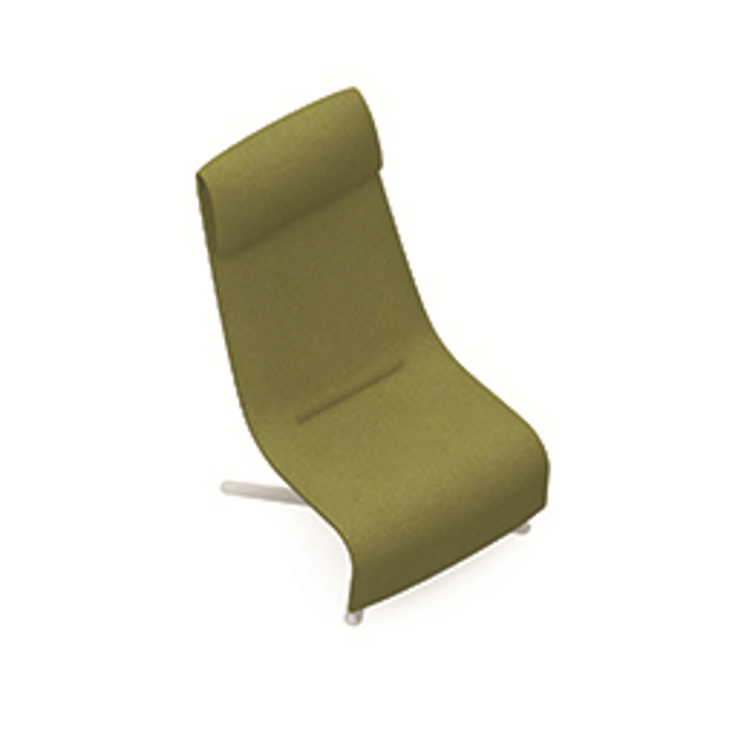 BIM objects - Free download! Zones Solo Lounge Chair (ZNSX) | BIMobject