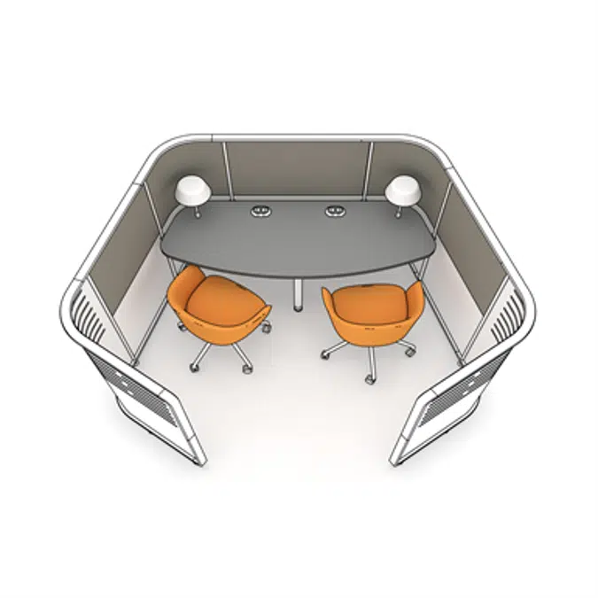 BIM objects - Free download! Collaborative - Zone Twin | BIMobject