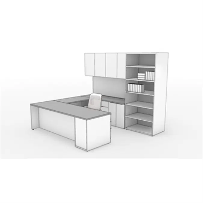 BIM objects - Free download! Teknion Journal Casegood - Layout 11 | BIMobject