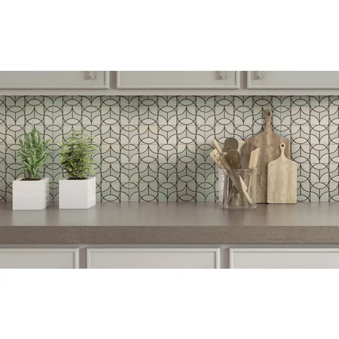 BIM objects - Free download! Forty-Five Mosaic Porcelain Tiles | BIMobject