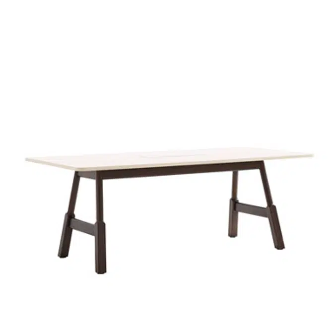 BIM objects - Free download! Woodwork - Rectangular Table 1800x1200 ...